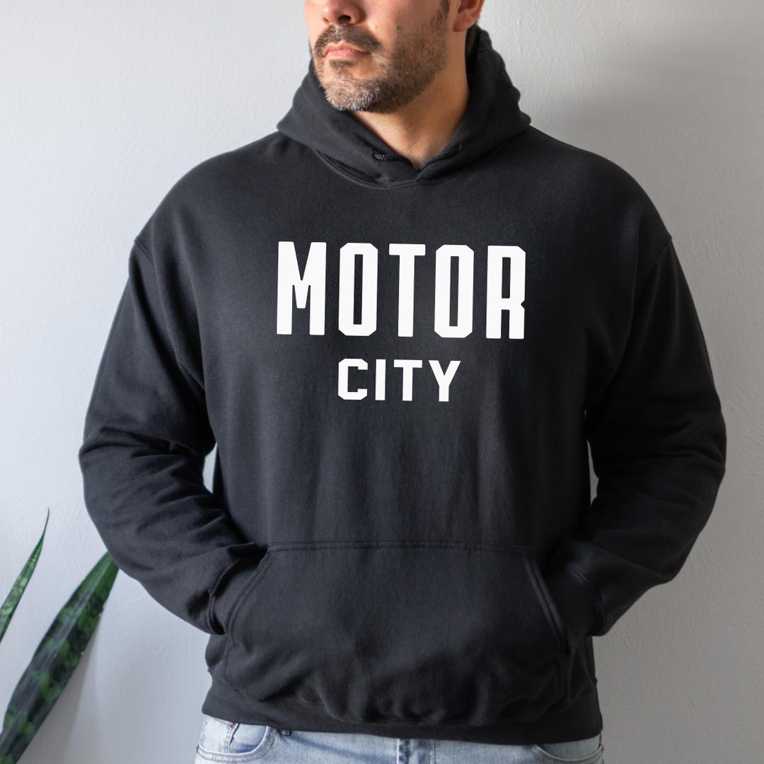 Motor City Hoodie | Detroit Michigan | Motor City Detroit Pullover ...