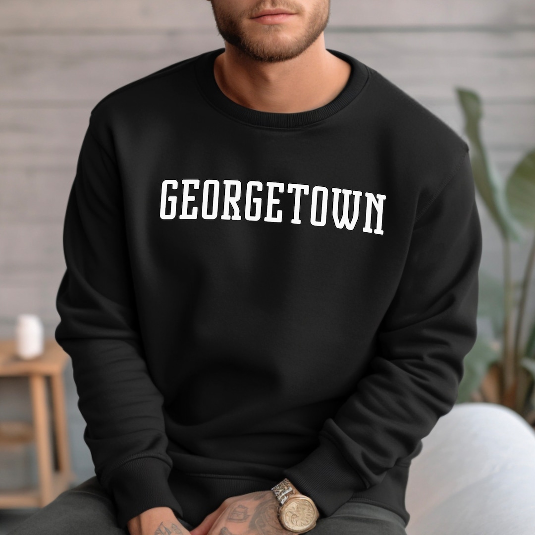 Georgetown Sweatshirt | Georgetown Crewneck Sweatshirt | Men Women ...