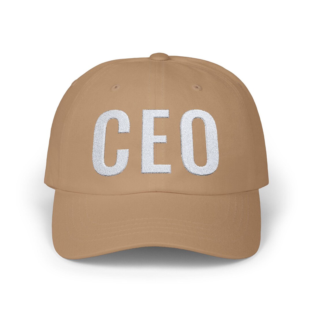 CEO Dad Hat | Classic Embroidered CEO Dad Cap | Chief Executive Officer ...