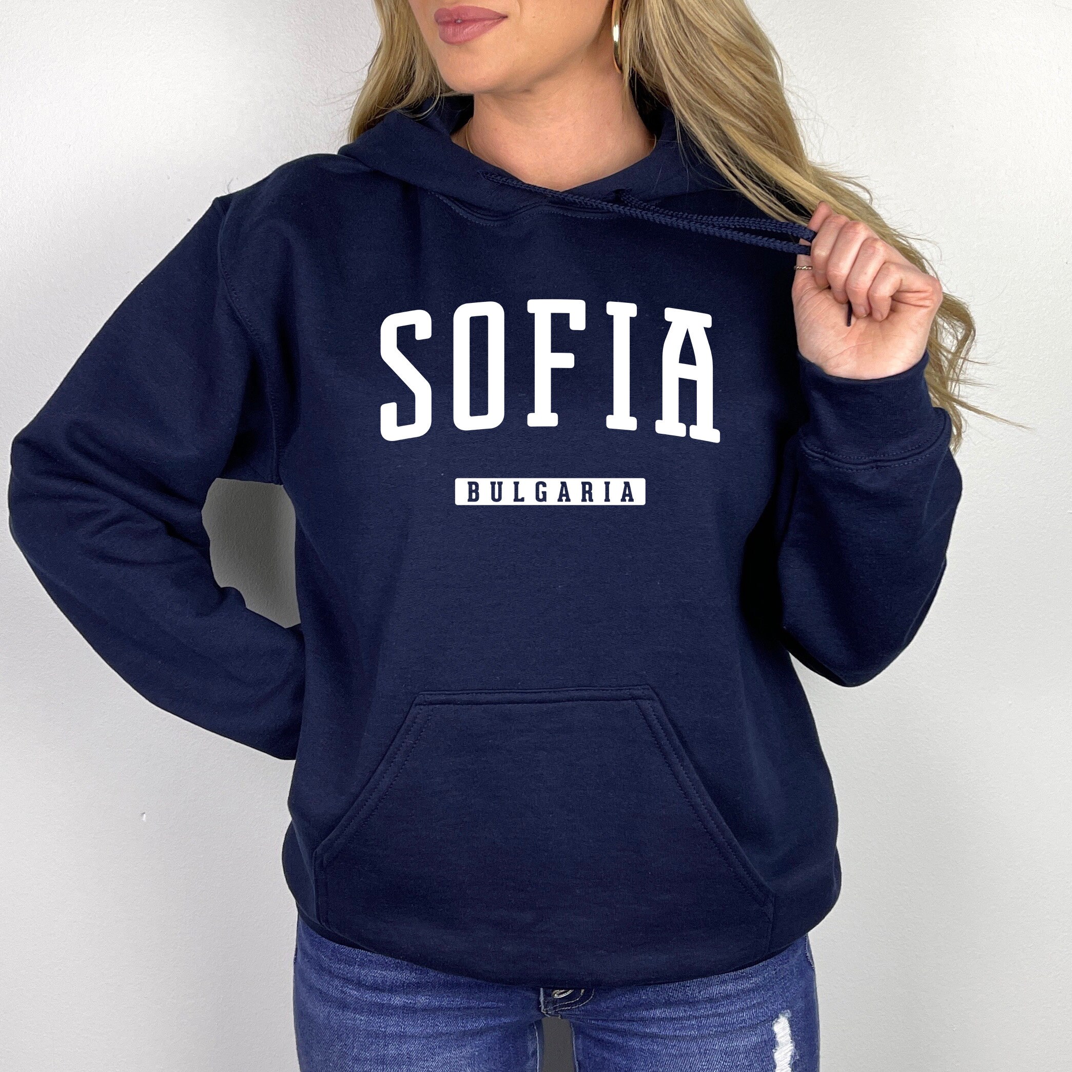 Sofia Hoodie | Sofia Bulgaria Pullover Hoodie - Etsy