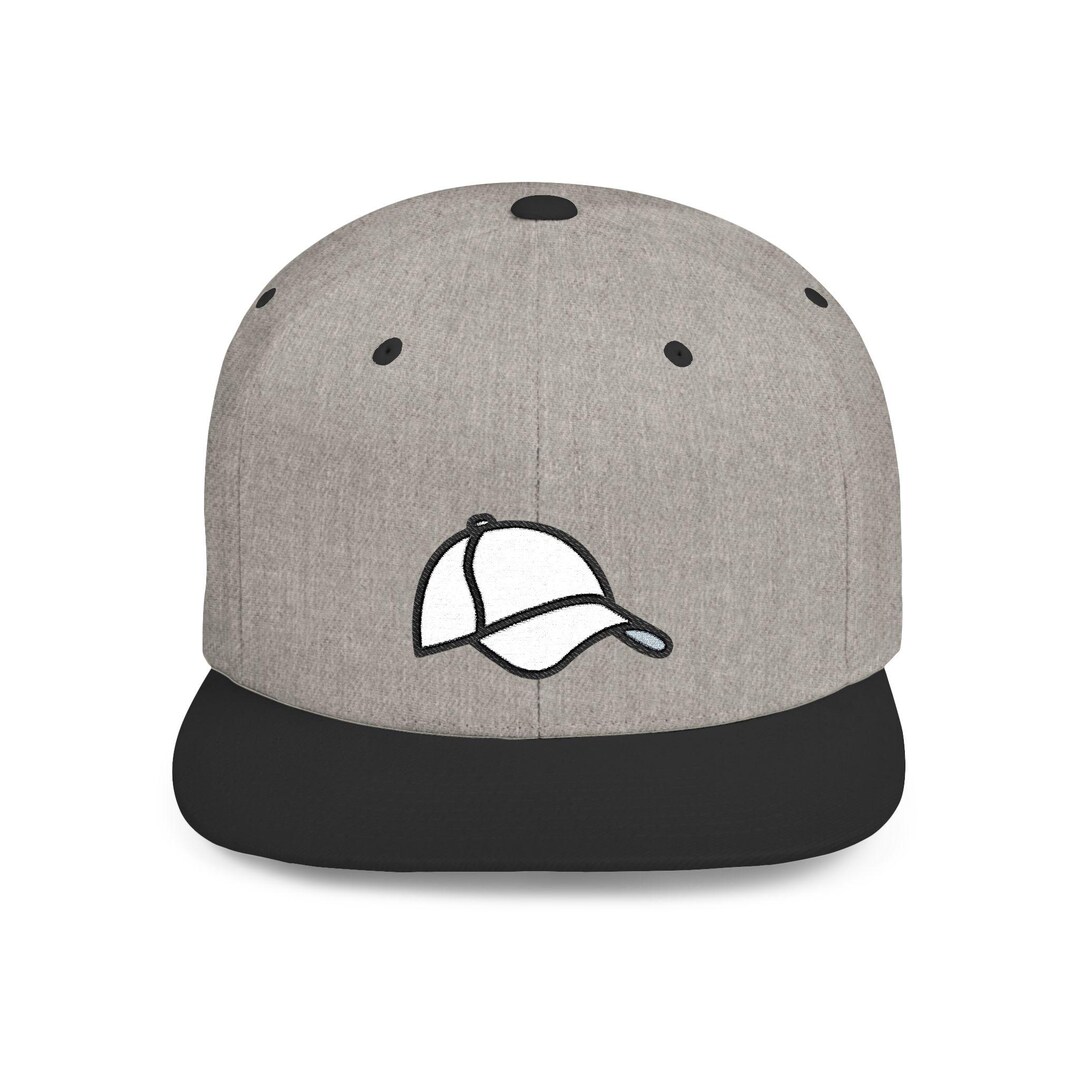 Baseball Cap Flat Bill Hat | Embroidered Baseball Cap Flat Bill ...