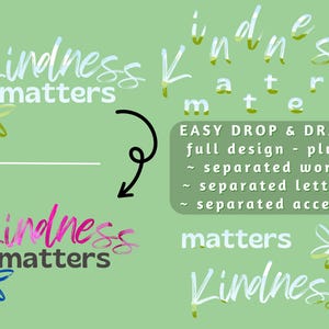 5 Kindness Designs ~ Canva Frames ~ Canva Templates ~ Easy Drop and ...