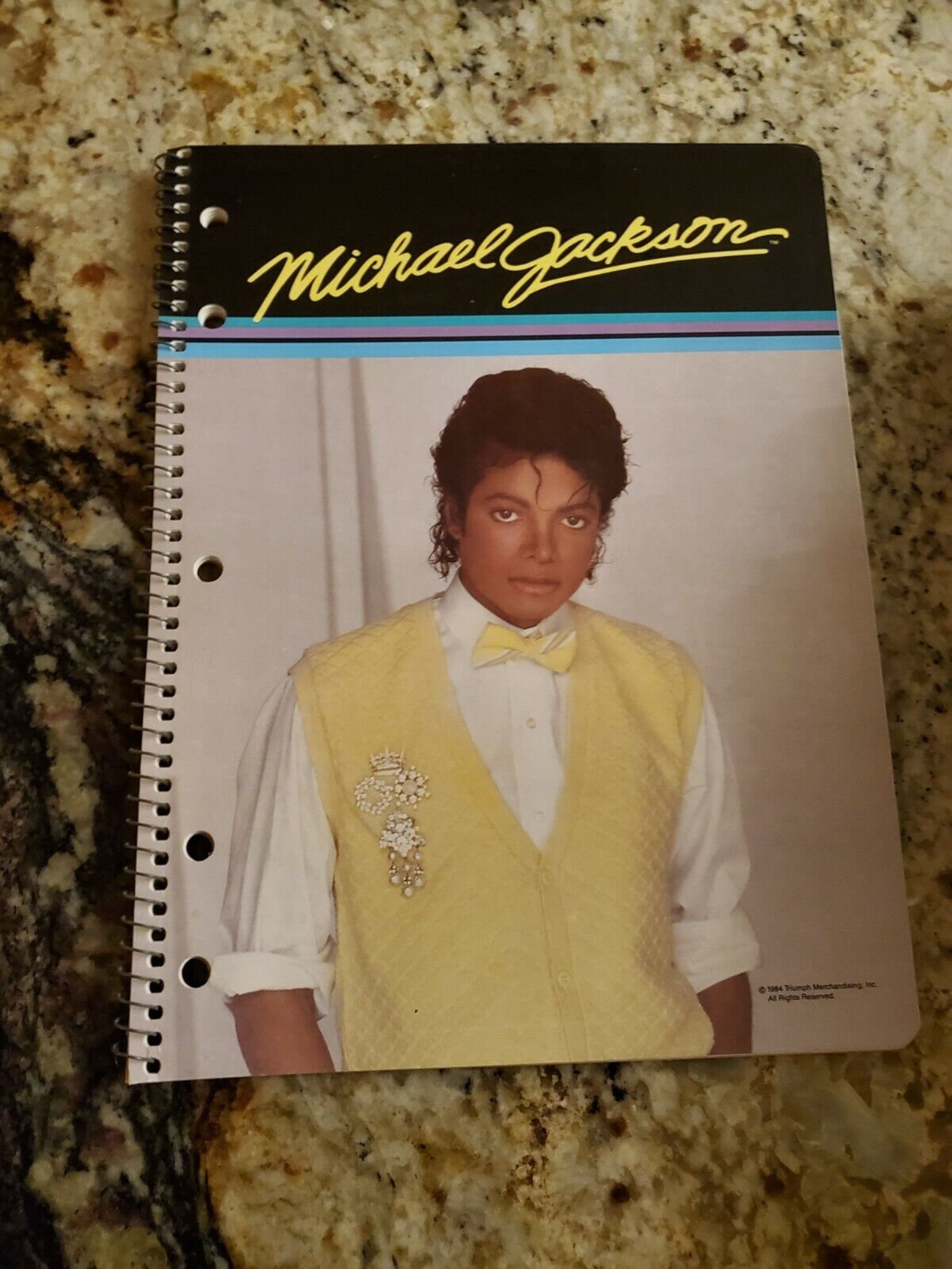 2 Vintage Michael Jackson Mead Spiral Notebook 1980s NOS - Etsy