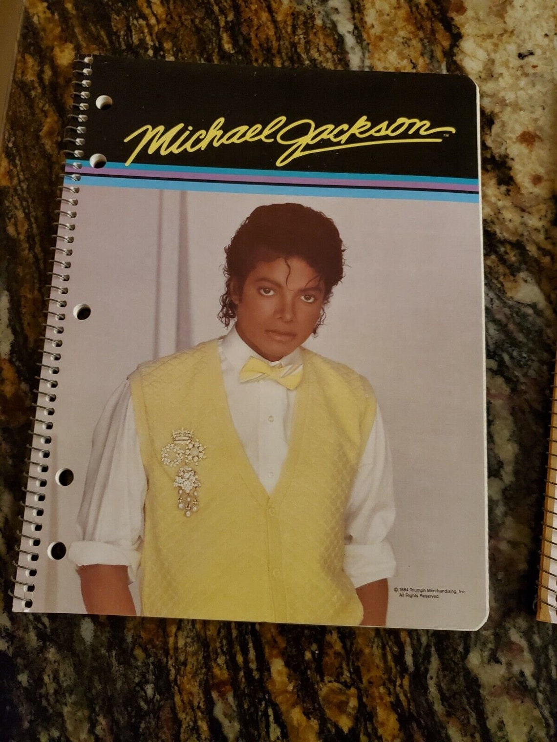2 Vintage Michael Jackson Mead Spiral Notebook 1980s NOS - Etsy