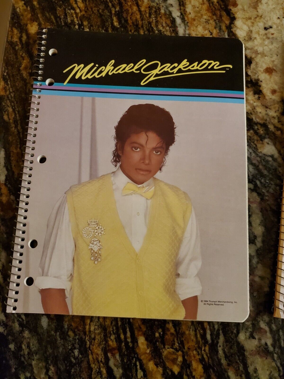 2 Vintage Michael Jackson Mead Spiral Notebook 1980s NOS - Etsy