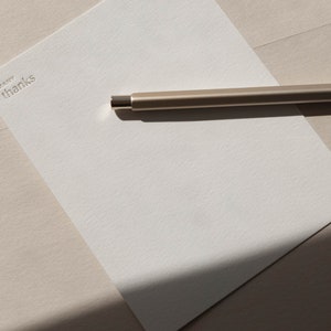 Many Thanks Thank You Card Foil Pressed Minimal - Etsy