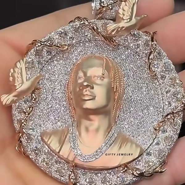 Iced Out Circle Chain - Etsy