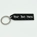Custom Engraved Carbon Fiber Keychain - Etsy