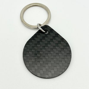 Custom Engraved Carbon Fiber Keychain - Etsy