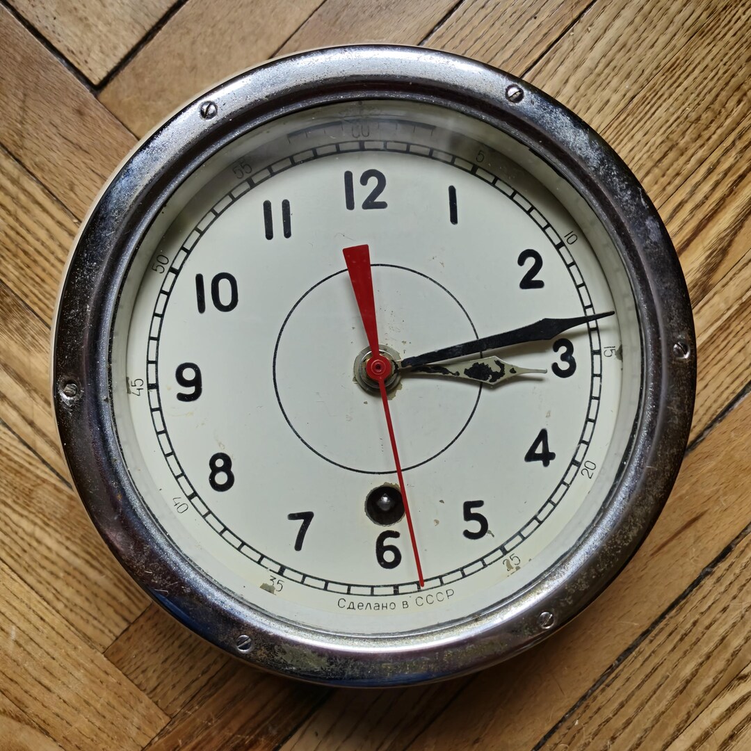 Soviet Russian Vostok Boat Ship Submarine Navy Cabin Clock 1972 - Etsy