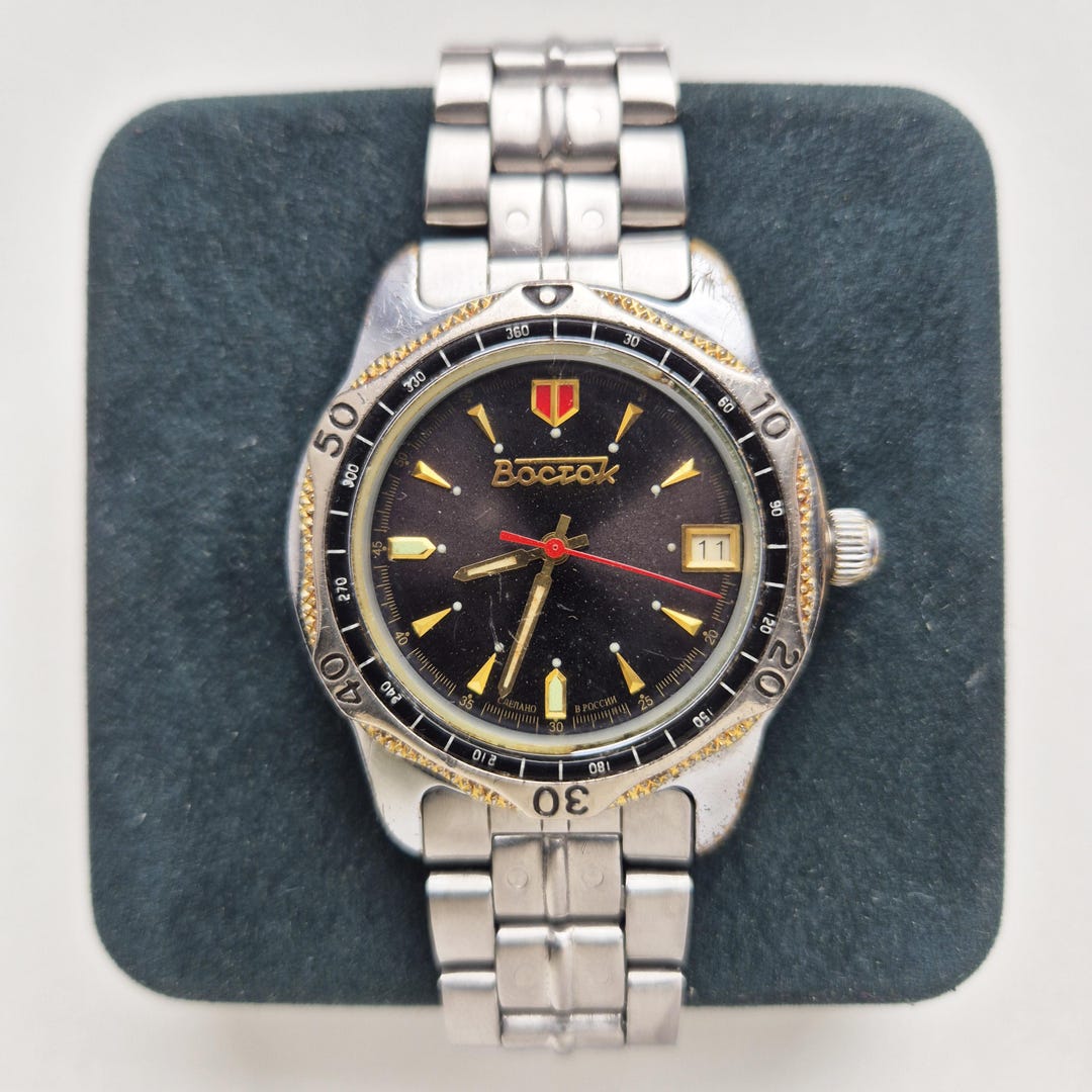 USSR Rare Watch Vostok Amphibia Original Automatic Diver 2416B Soviet ...