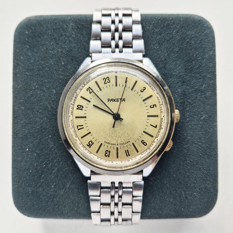 Soviet 24 Hour Watch - Etsy