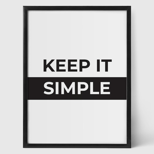 Keep It Simple - Etsy
