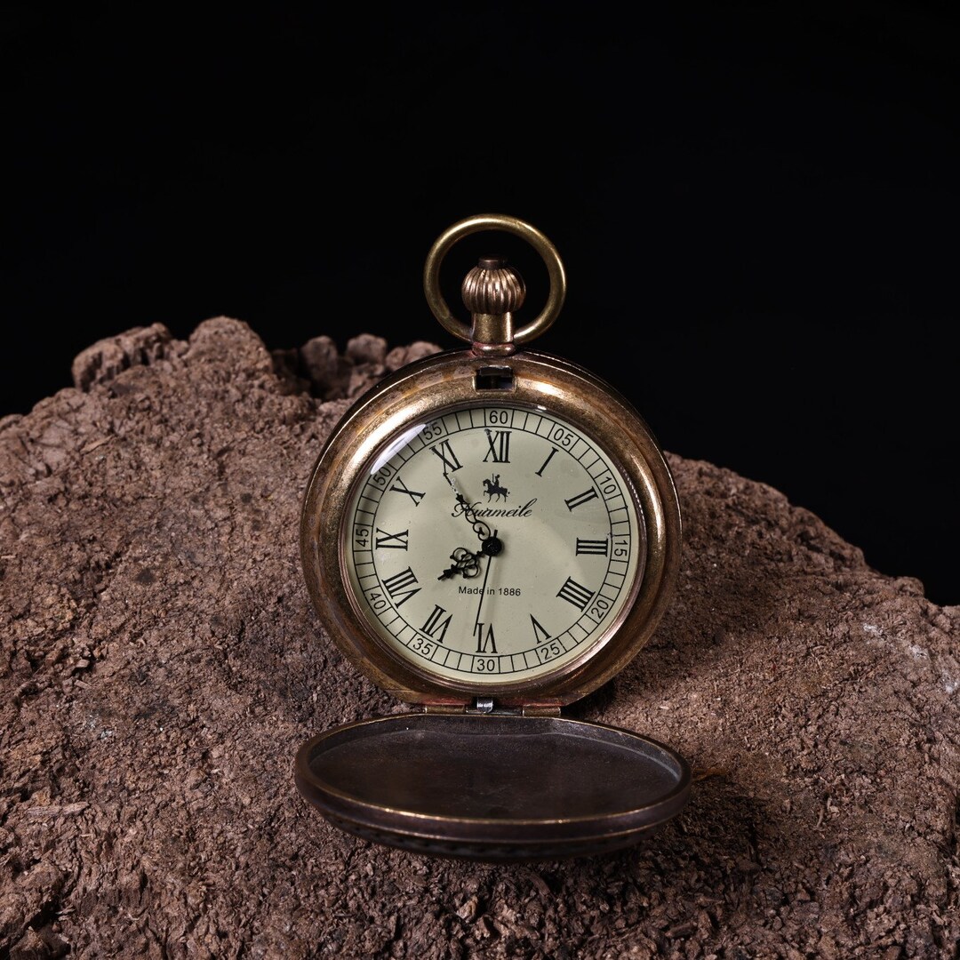 Pure Copper Reflux Pocket Watch - Etsy