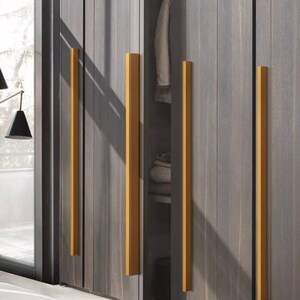 Extra Long Handles,gold/black Handle,drawer Pulls,kitchen Handles ...