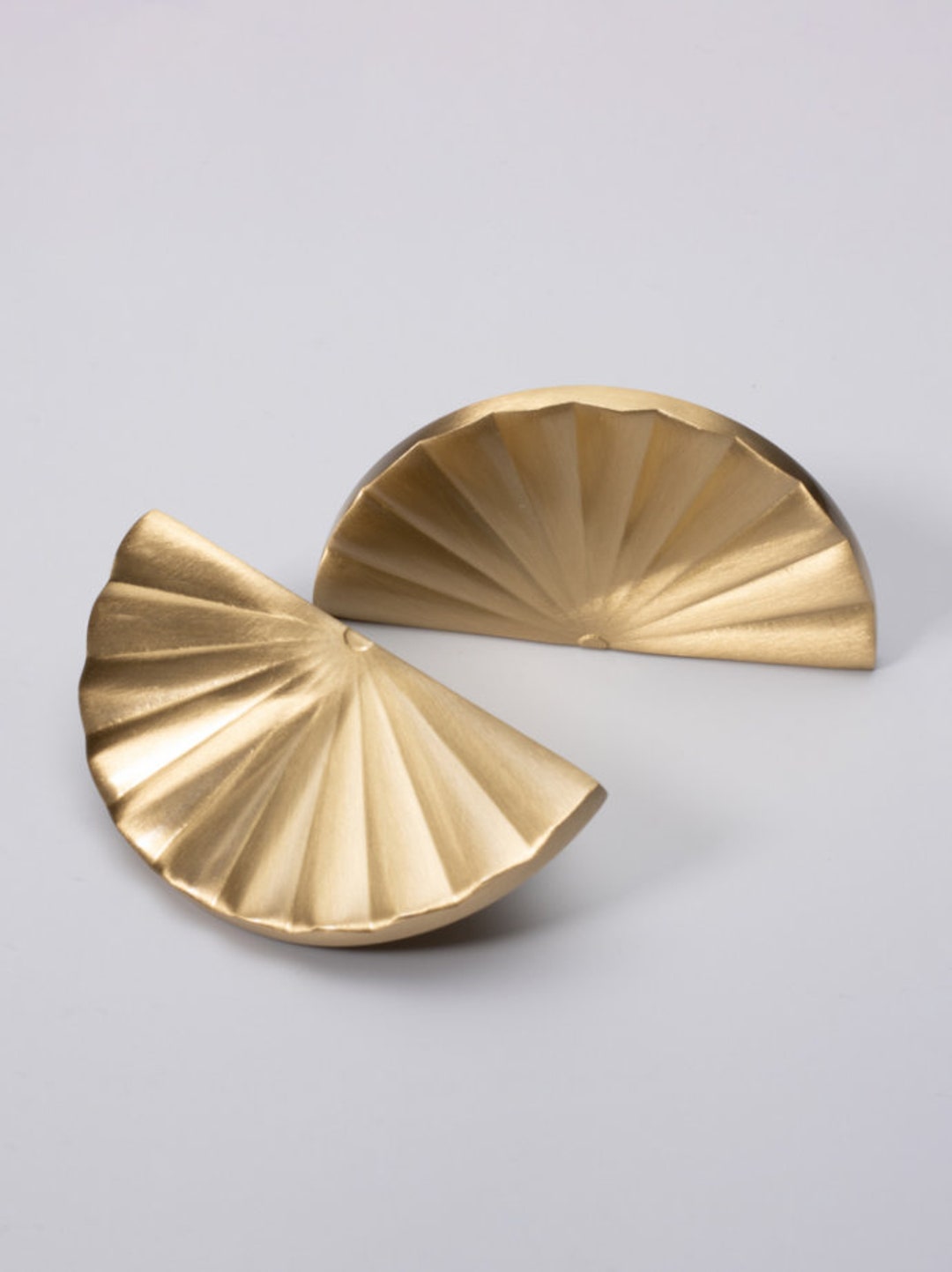 Sunflower Knobs,half Round Handles,semicircle Brass Knob,sun Knob ...