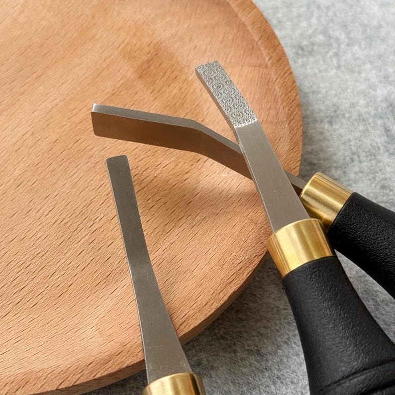 Polish the Rough File.leather Carving.leather Edge Skiver.diy Leather ...
