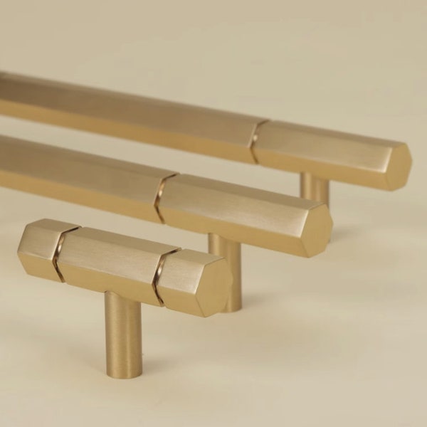 Brass Bar Pulls - Etsy