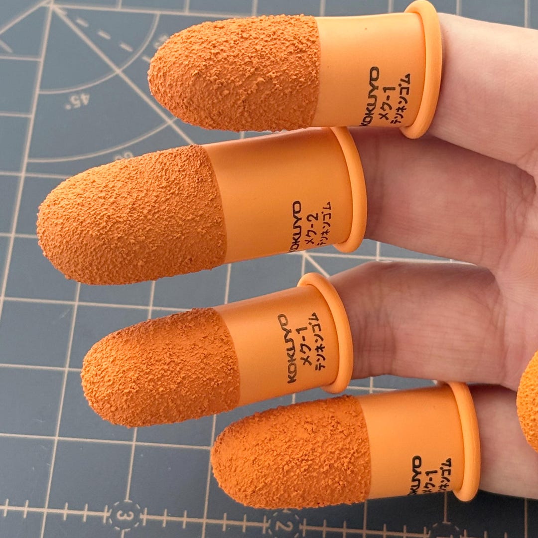 Finger Protector /orange Rubber Finger Cots/ Finger Guard Leather ...