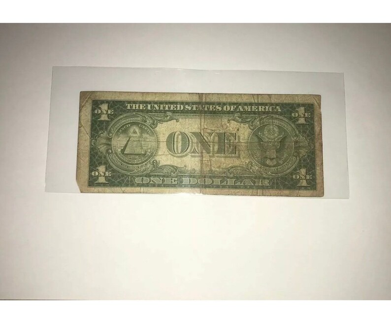 1 Dollar Bill 1935 Amazing Serial Number 01111111 - Etsy