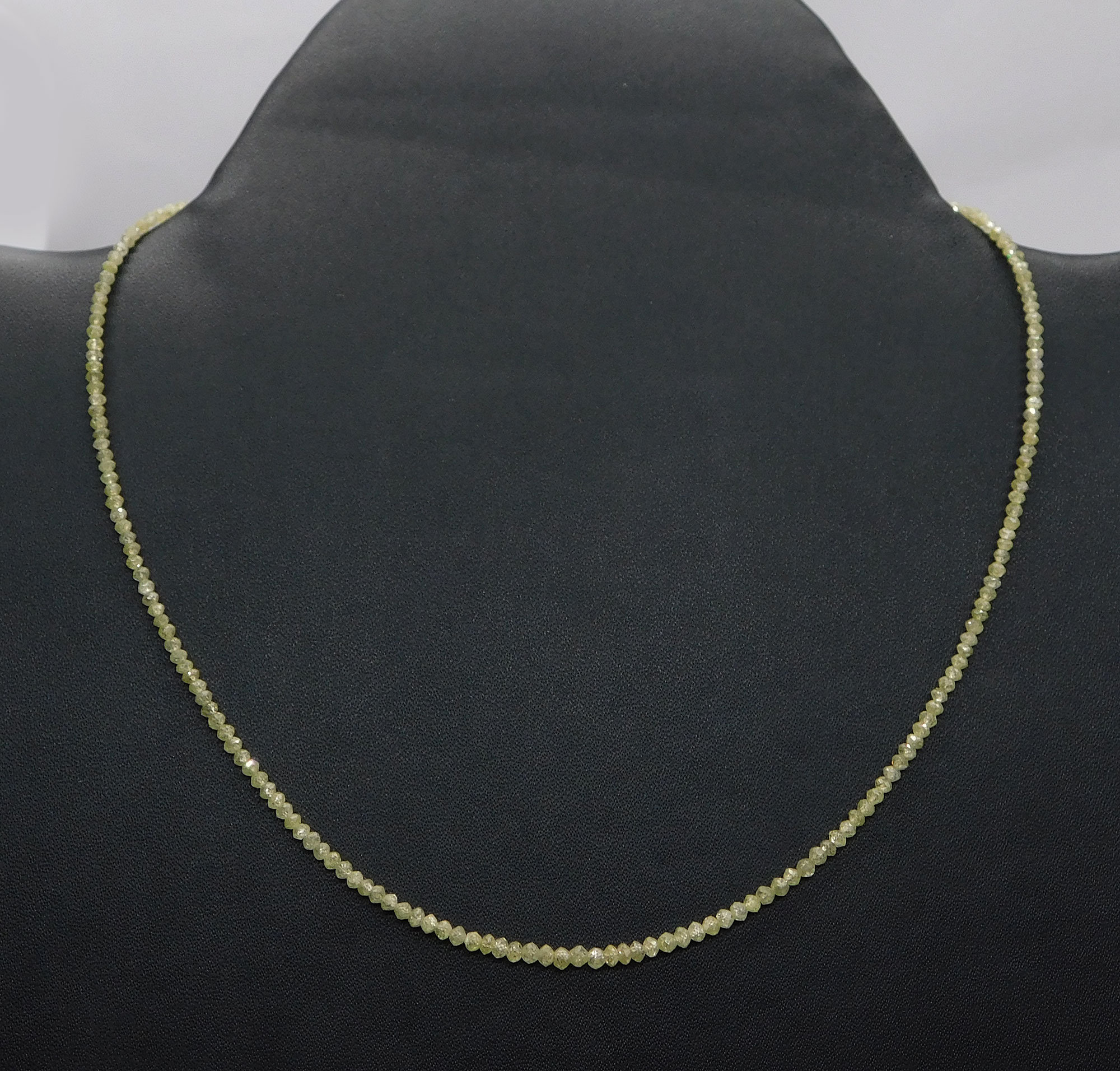 AAA Quality Yellow Diamond Faceted Rondelle Beads Necklace - Etsy