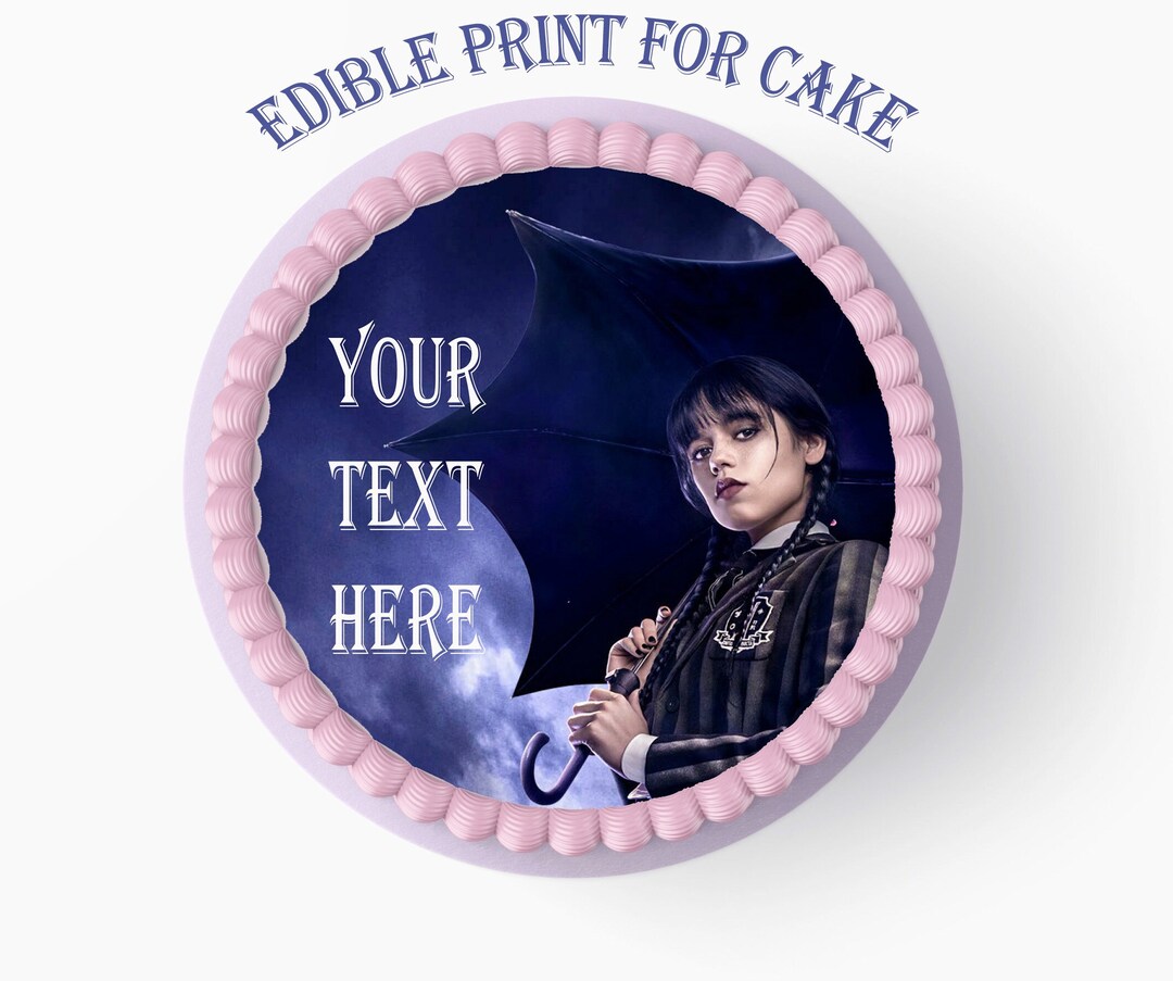 Wednesday Cake Topper, Cake and Cupcake Toppers, Icing Sheets ...