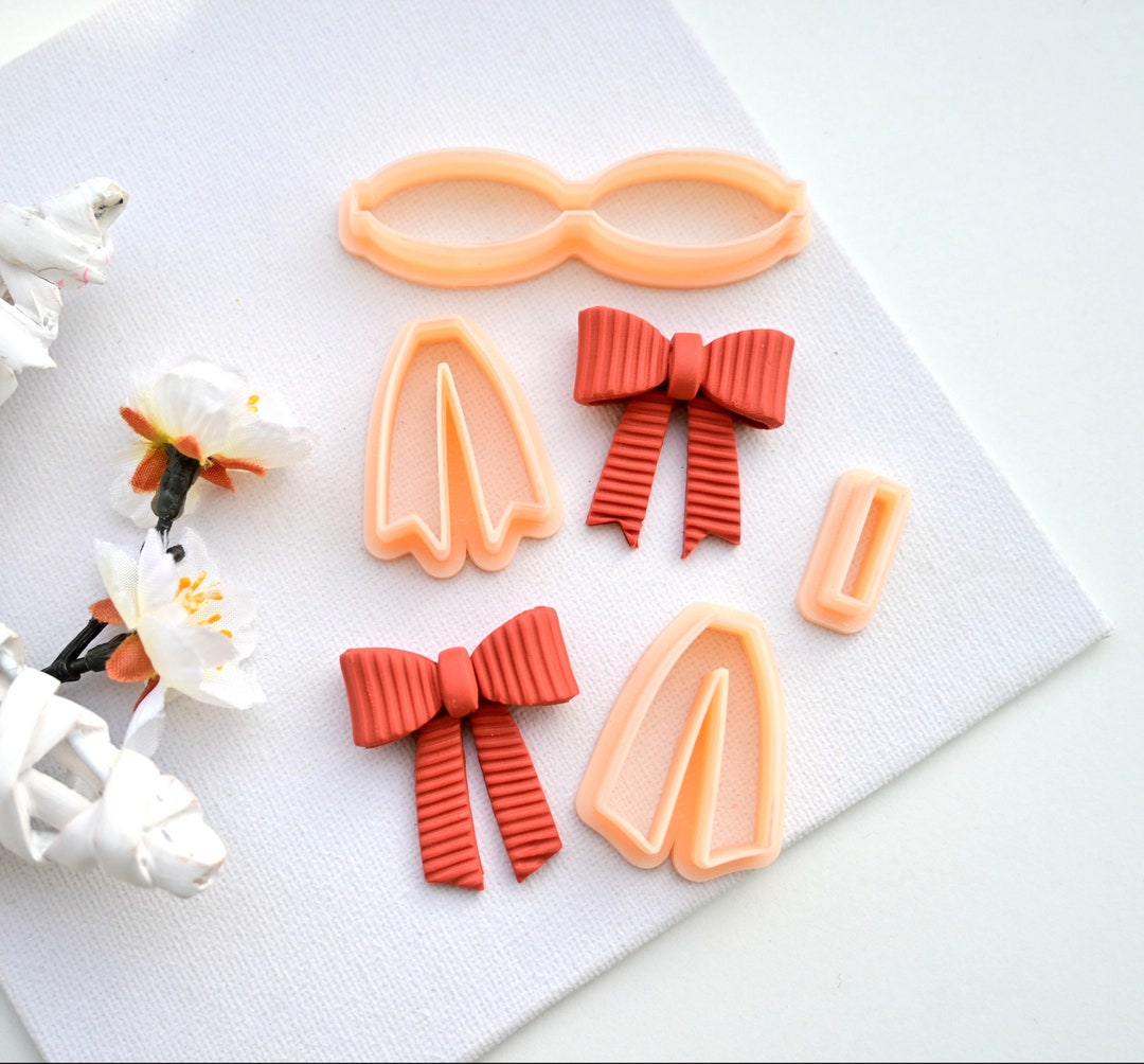 Bow Polymer Clay Cutter, Set Clay Cutters, 3D Printed Clay Cutter ...