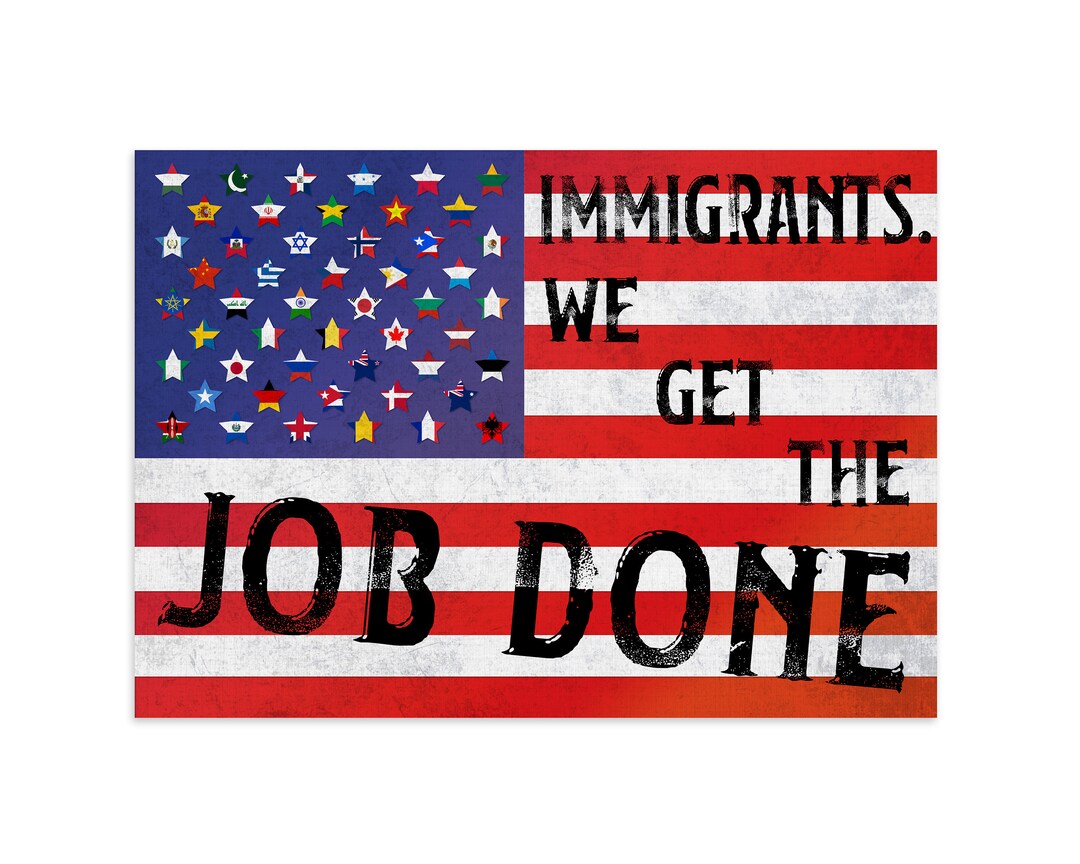 Hamilton "immigrants. We Get the Job Done" Poster , Lin Manuel Miranda ...