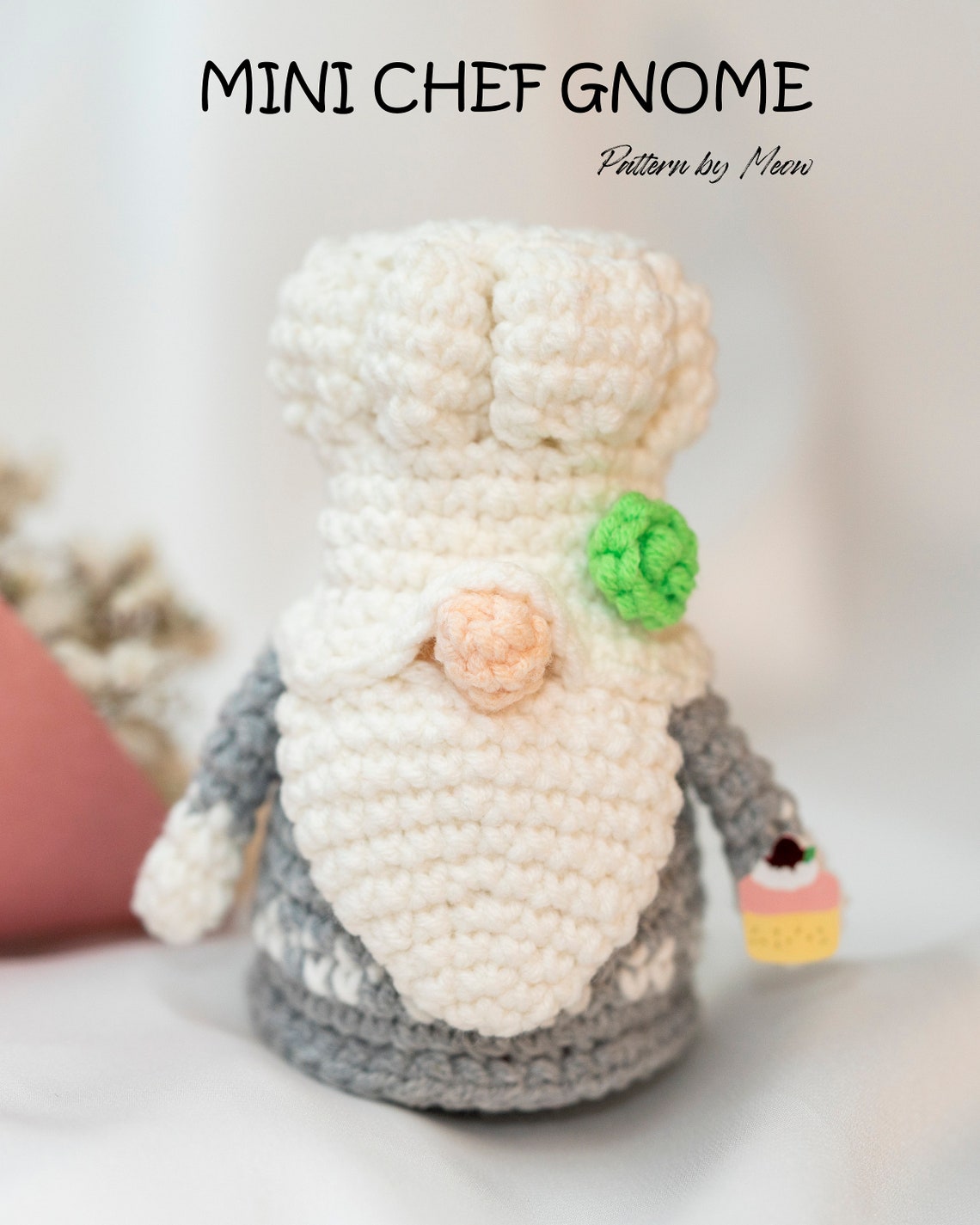 PDF Crochet Mini Chef Gnome Pattern: Mini Gnome Pattern - Etsy Australia