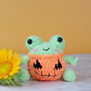 2 in 1 Bundle Halloween Frog and Cat Pattern - PDF Crochet Halloween ...