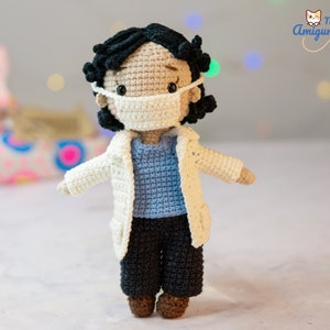 PDF Doctor Crochet Pattern (english): Amigurumi Doctor Pattern, Crochet ...