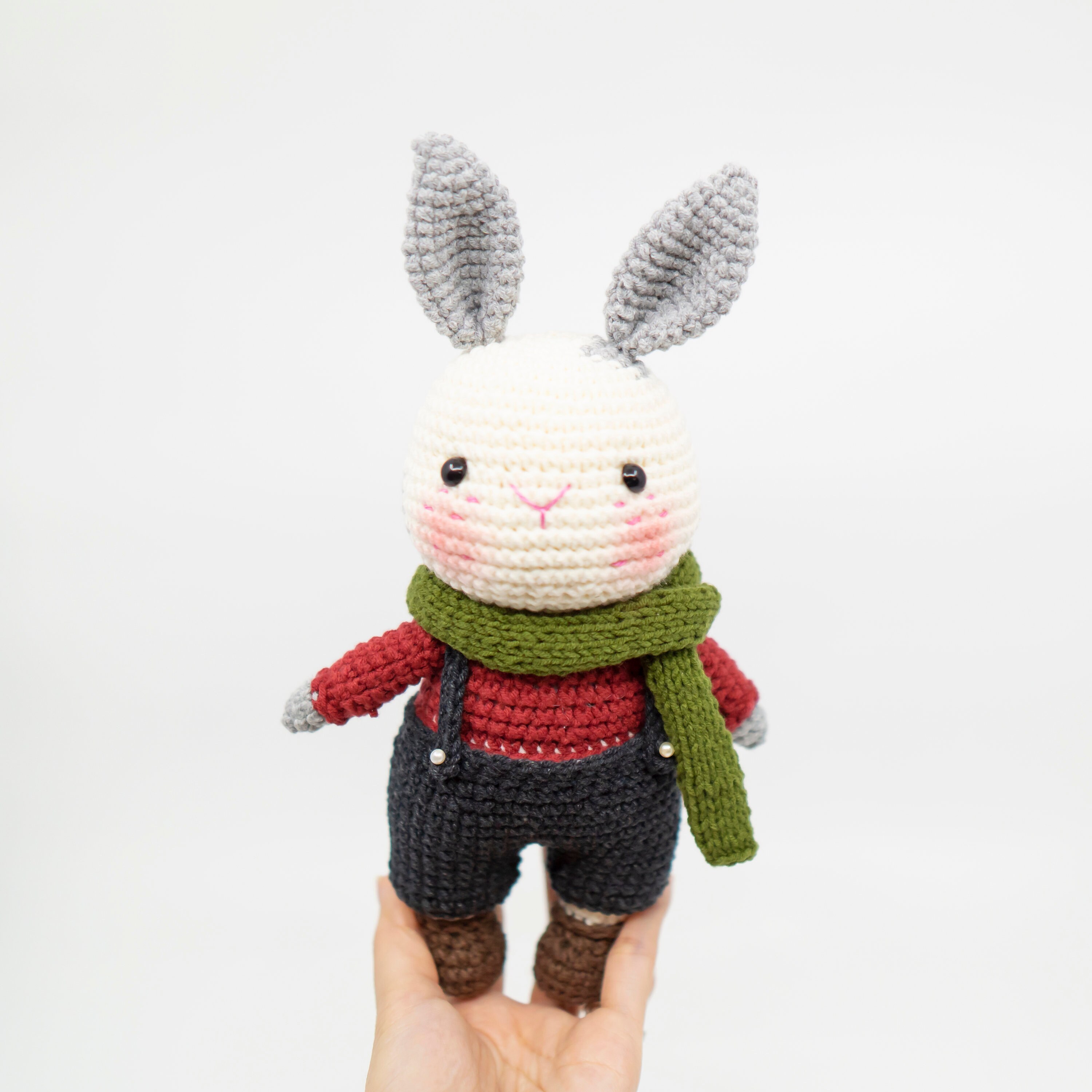 PDF Crochet Pattern: Jeremy Bunny 8 Inch Tallamigurumi - Etsy