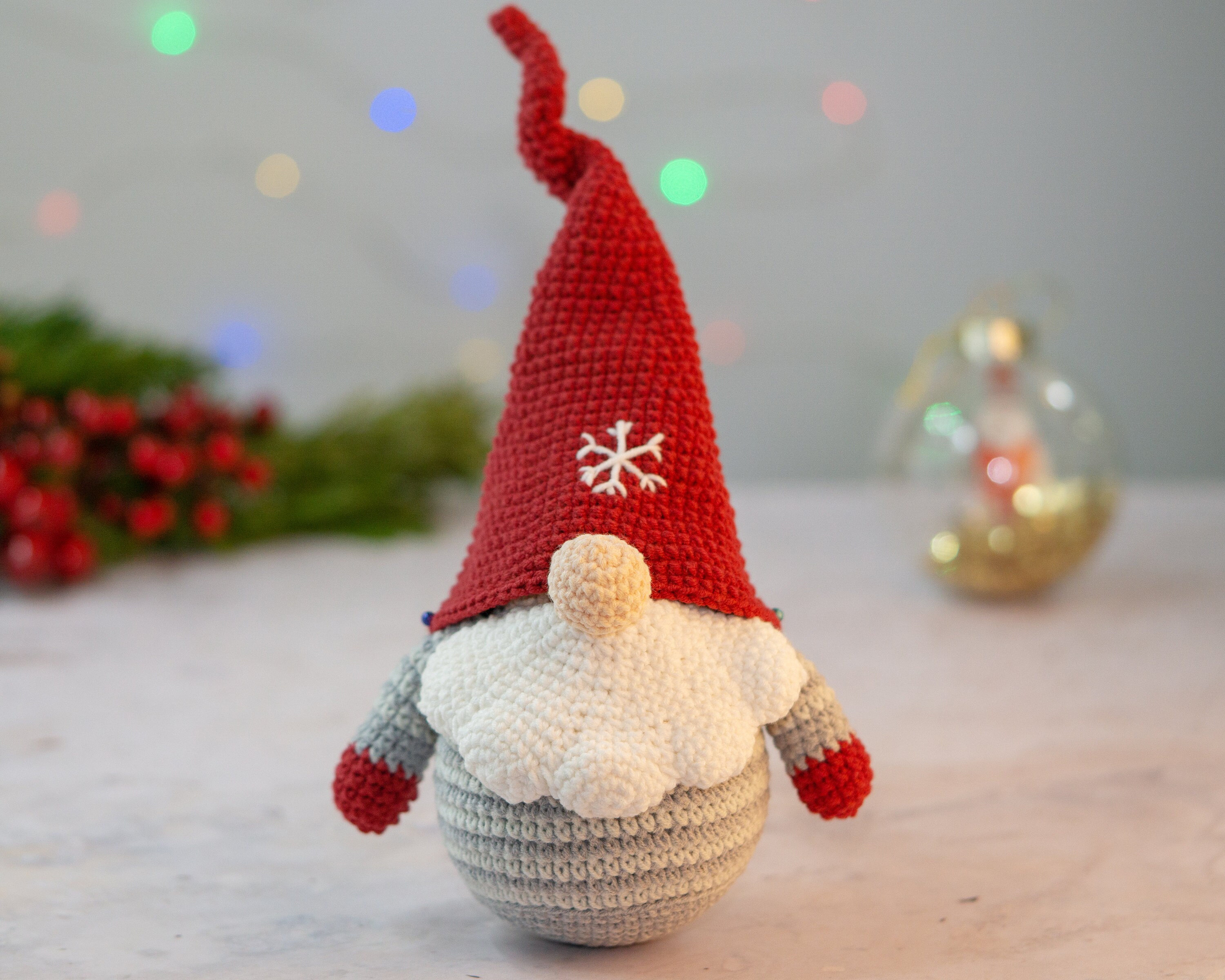 PDF Gnome Crochet Pattern english/french:christmas Gnome - Etsy