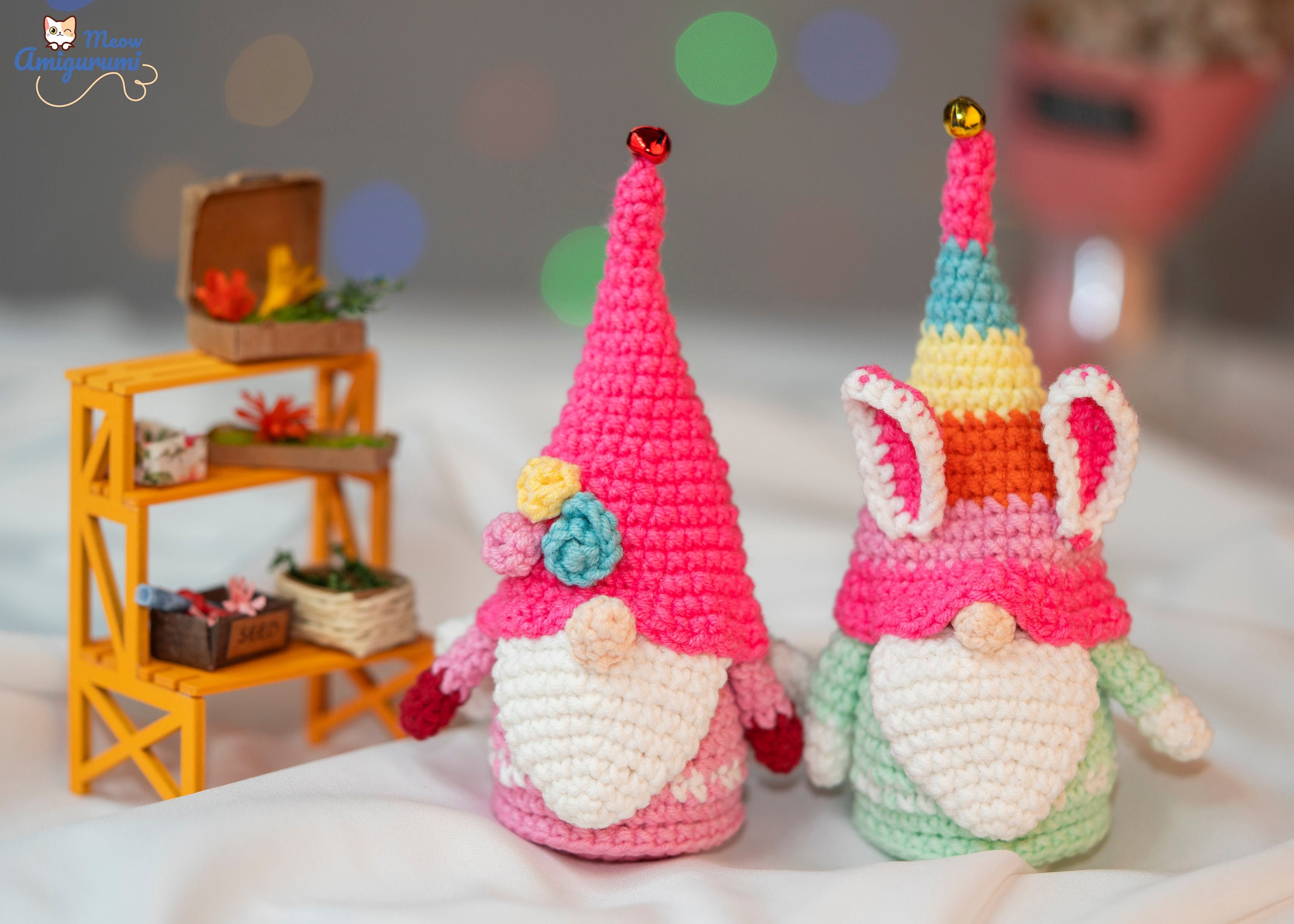 PDF Crochet Easter Gnome Pattern: Mini Gnome Pattern Bunny - Etsy