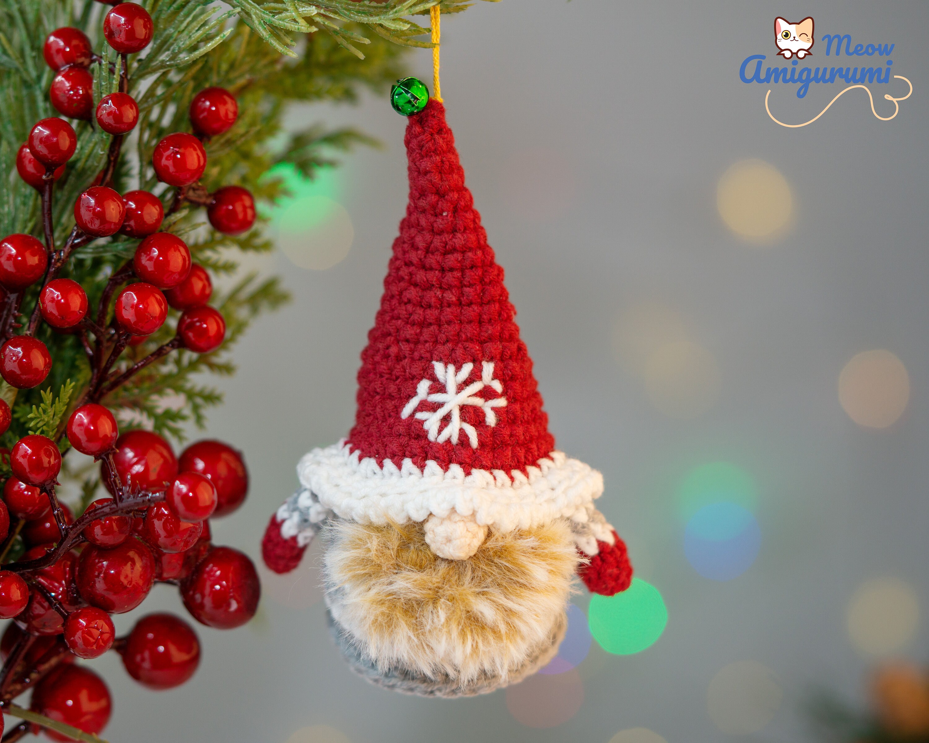 Christmas Mini Gnome Crochet Pattern PDF Set: 3 Gnome Pattern | Etsy