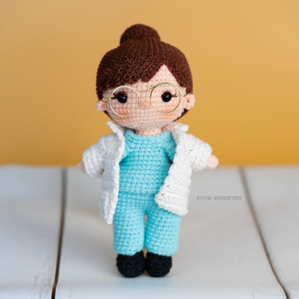 Crochet Nurse Doll Pattern - Etsy