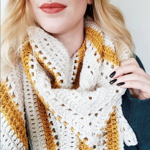 Chai Latte Shawl Crochet Pattern PDF - Etsy