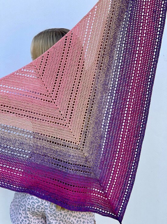 Chai Latte Shawl Crochet Pattern PDF - Etsy