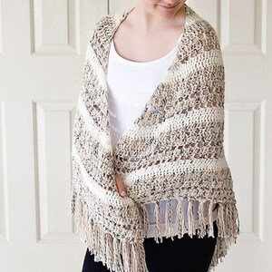 Chai Latte Shawl Crochet Pattern PDF - Etsy