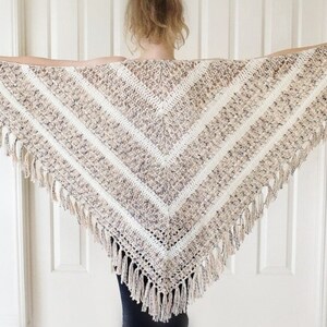 Chai Latte Shawl Crochet Pattern PDF - Etsy