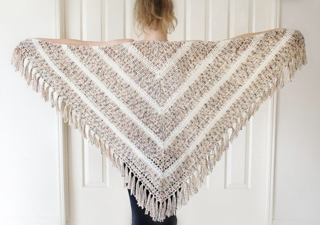 Chai Latte Shawl Crochet Pattern PDF - Etsy