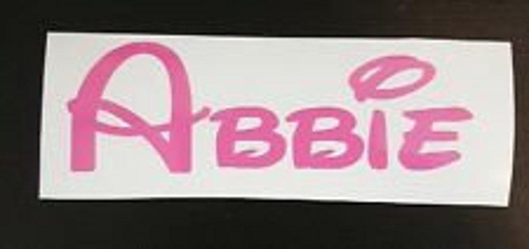 Personalised Vinyl Name Sticker Label Decal for Bike Scooter Kids Girls ...