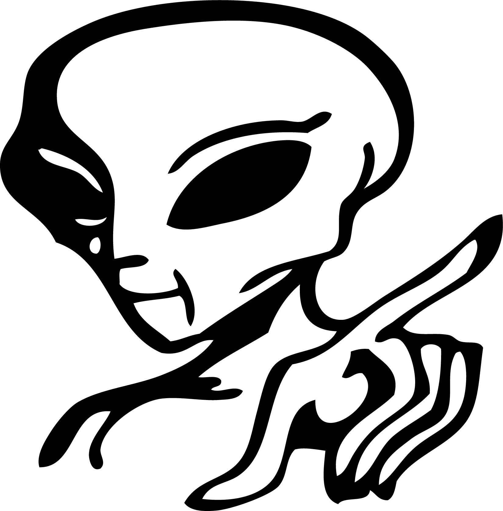 Alien decal Vinyl Sticker for Car Wall Laptop Bumper Decal | Etsy