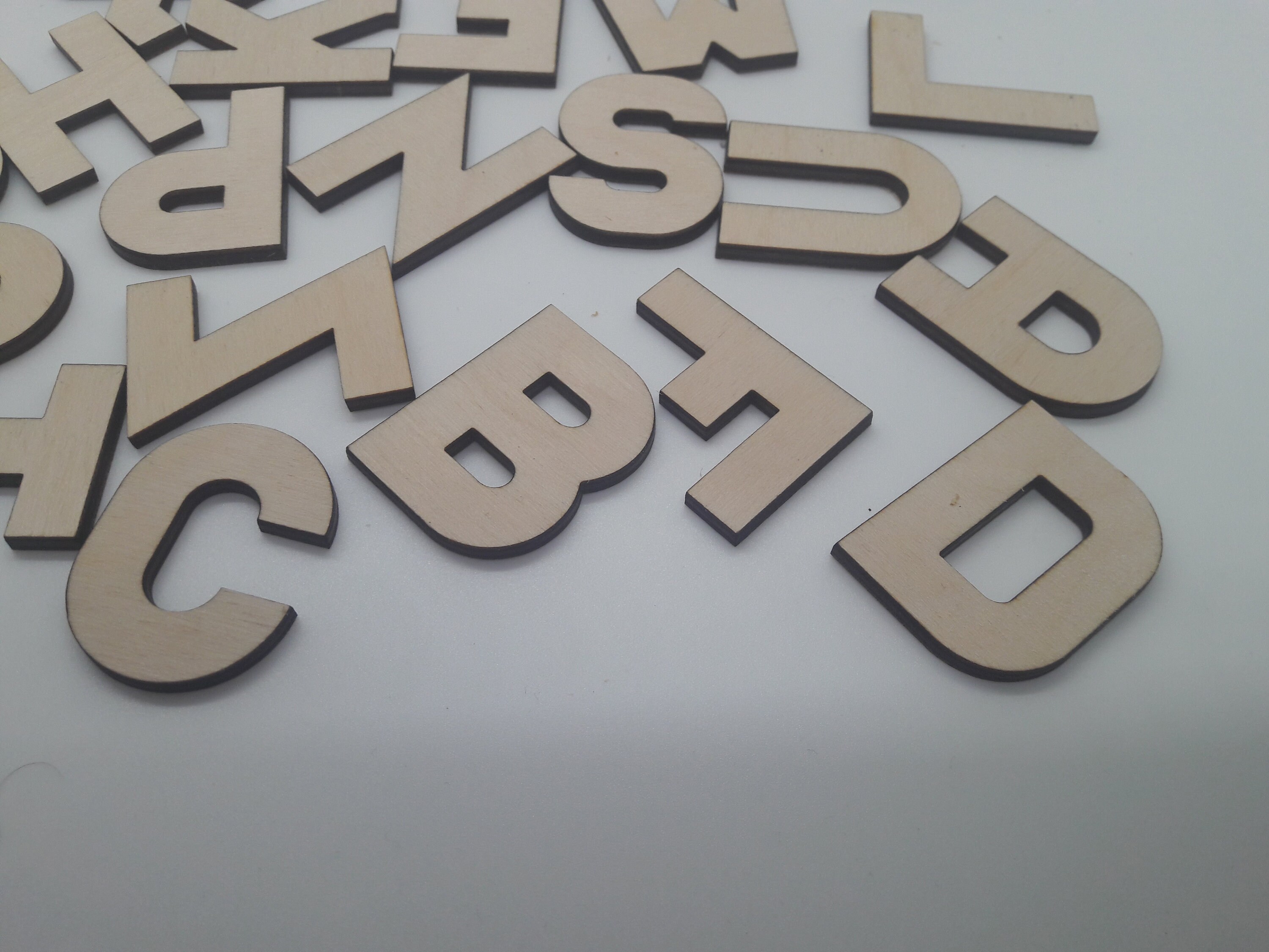 MDF Letters full alphabet 26 letters 3mm MDF 40MM High - Etsy Nederland