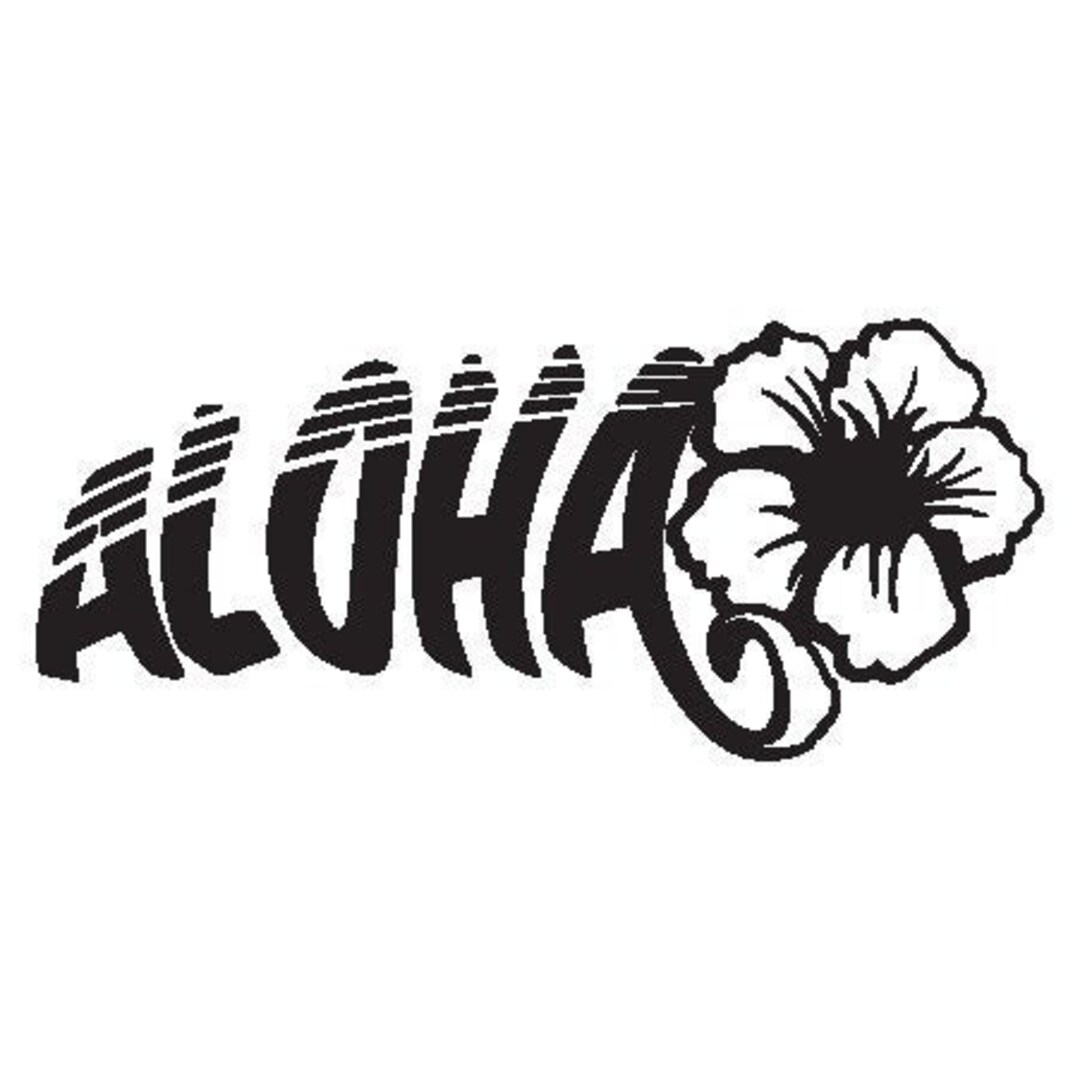 Aloha Decal Vinyl Sticker for Car Wall Laptop Bumper Decal - Etsy