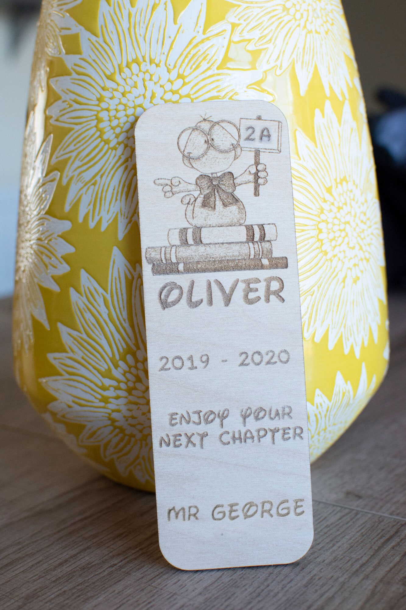 Wooden Bookmark Gift to Leaving Pupils Children - Etsy UK