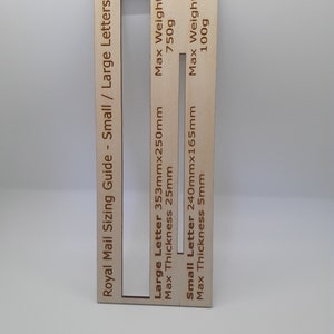 Royal Mail Letter Large and Small Letter Size Guide Postage PPI Size ...
