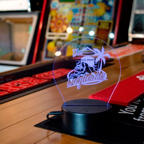 Custom LED Sign. Personalised Home Bar Light. Man Cave Lamp - Etsy UK