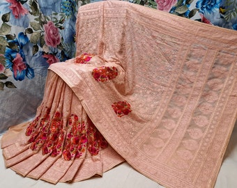 Saree Fall and Pico Done - Etsy