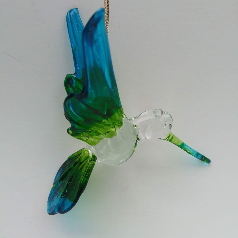Glass Hummingbird - Etsy